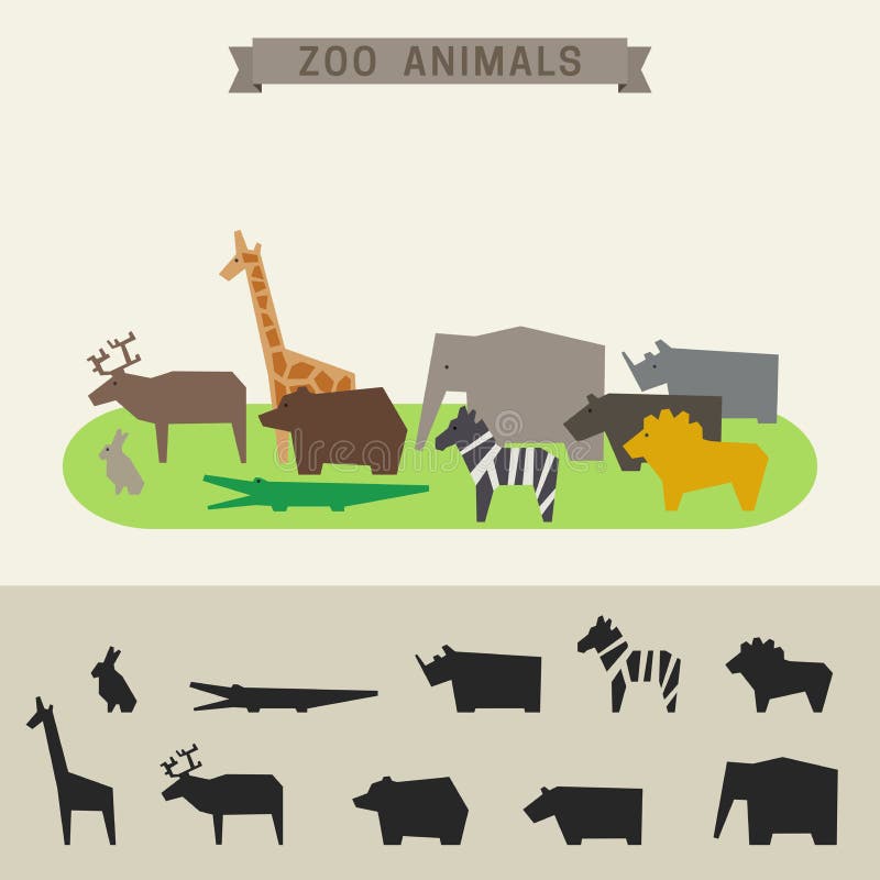 Geometric Animals Stock Illustrations – 8,550 Geometric Animals Stock ...