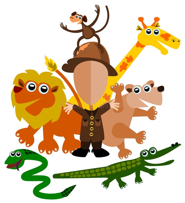 Cartoon Zoo Keeper Stock Illustrations – 242 Cartoon Zoo Keeper Stock ...