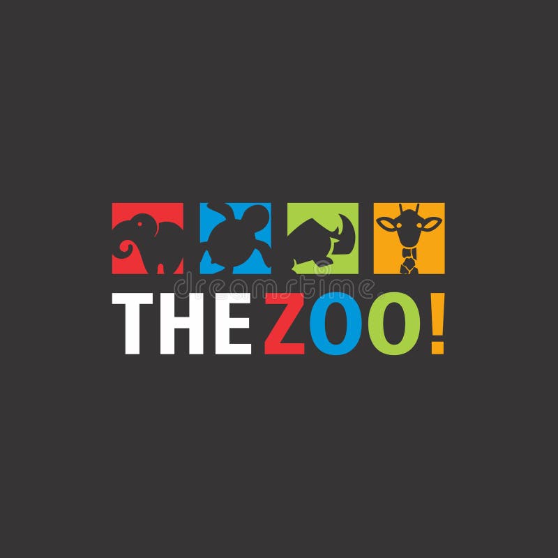 The Zoo Logo and Icon Vector Eps 10 Stock Vector - Illustration of ...