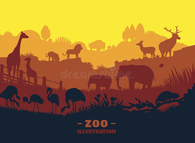Zoo Background Stock Illustrations – 399,152 Zoo Background Stock ...