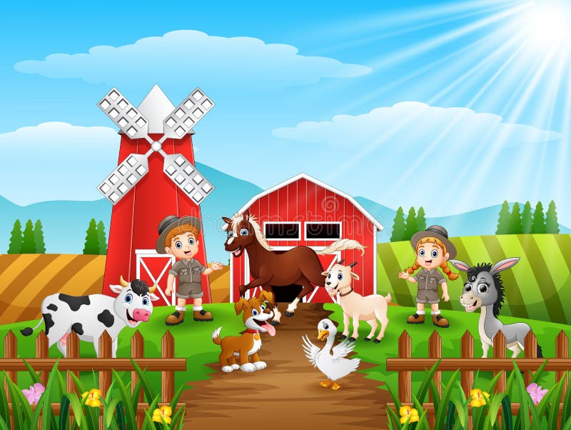 Cartoon Zoo Keeper Man Waving Hand Stock Vector - Illustration of show ...