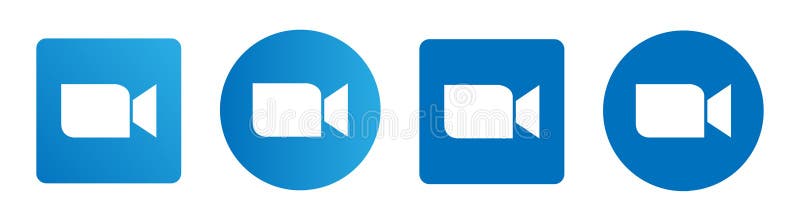 Zoom App Logo. Video Communication Online App Illustration Stock Vector ...