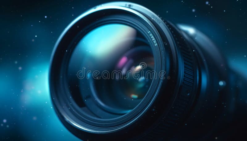 Zoom in on the Abstract Glass Material Reflection Generated by AI Stock ...