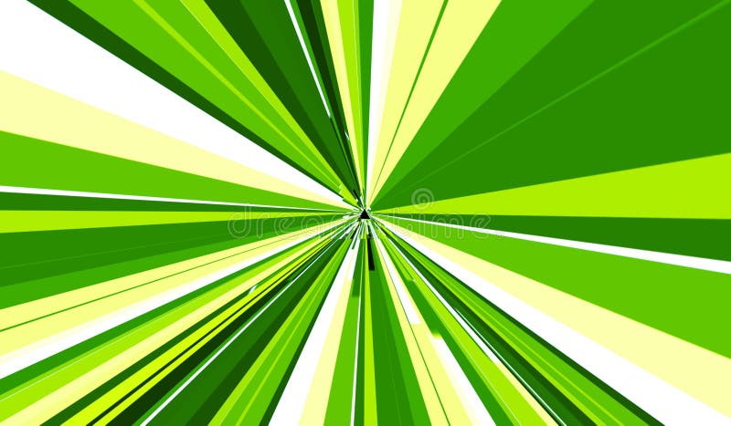 Zoom Anime Green Speed Line on Green Background for Comic Stock ...