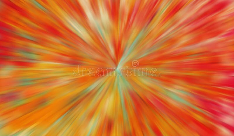 Multicolor Speed and Laser Beam, Blur Circle on Color Background ...