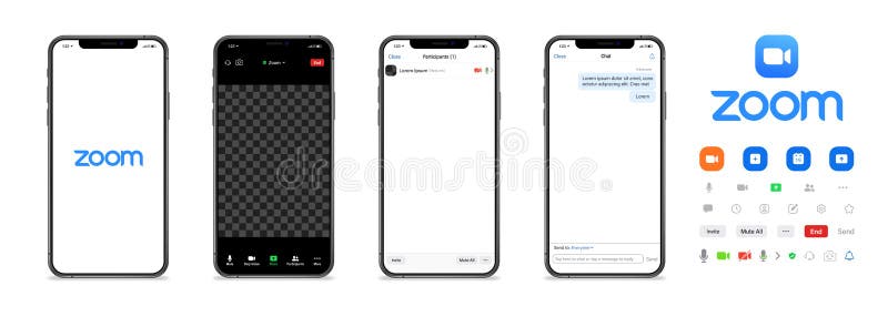 Zoom Interface Stock Illustrations – 16,474 Zoom Interface Stock ...