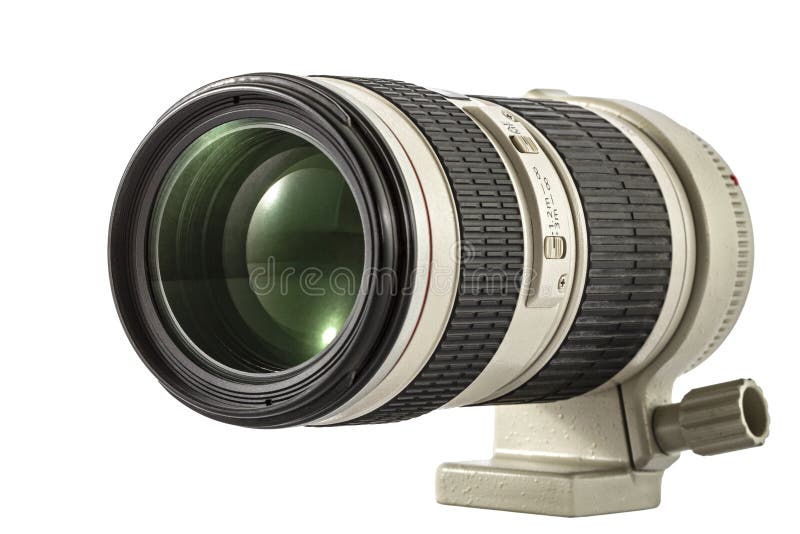 Zoom Camera Lens Close-Up stock image. Image of detail - 30043675