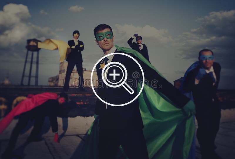 Zoom Examination Magnify Icon Symbol Concept Stock Image - Image of ...