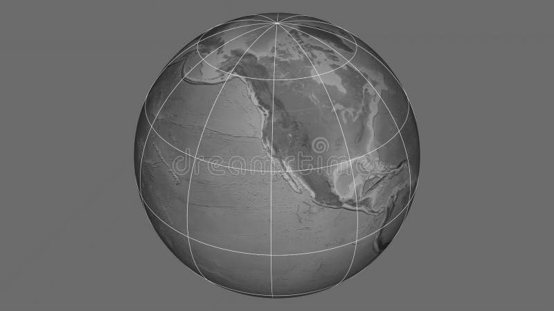 Zoom-in on Ghana Extruded. Grayscale Stock Footage - Video of grayscale ...