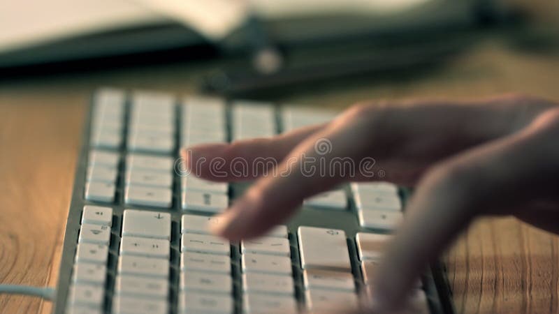 Zoom, Hacker or Programmer Hands with Keyboard for Database Coding, Web Design or Typing UX ...