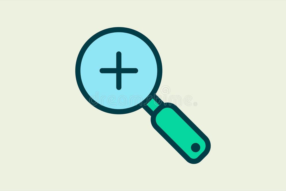 Zoom in Icon. Icon Related To UI Elements. Suitable for Web Site, App, User Interfaces,element ...