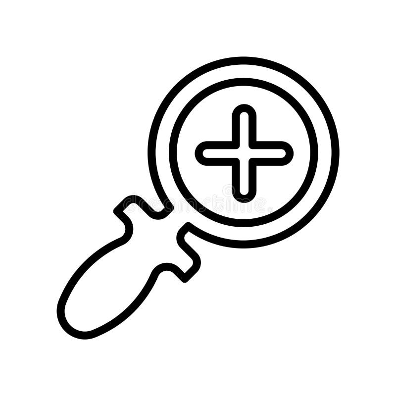 Zoom in Icon Vector Isolated on White Background, Zoom in Sign Stock ...