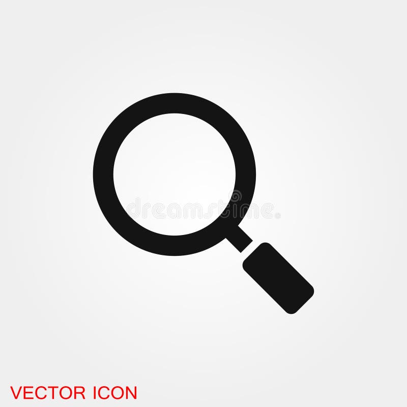 Zoom Icon Vector Sign Symbol for Design Stock Illustration ...