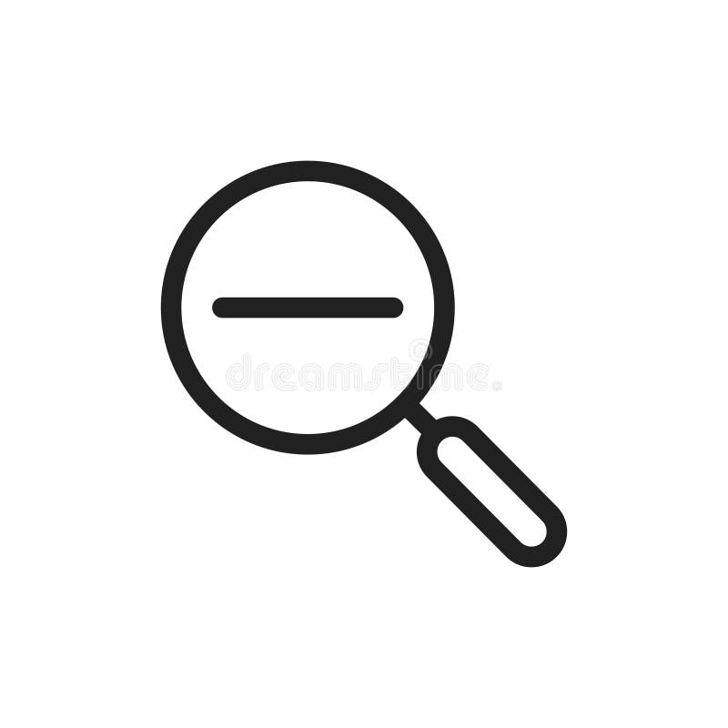 Zoom icon vector stock vector. Illustration of connection - 242712444