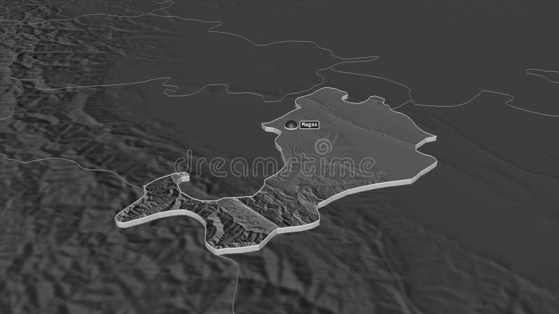 Ingush, Russia - Extruded with Capital. Bilevel Stock Illustration ...