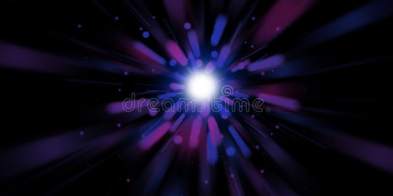 Zoom Laser Light Line Explosion of Light Diffused Laser Light 3D ...