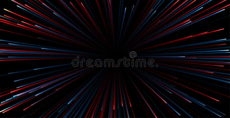 Zoom Light Rays Speed Background Stock Vector - Illustration of ...