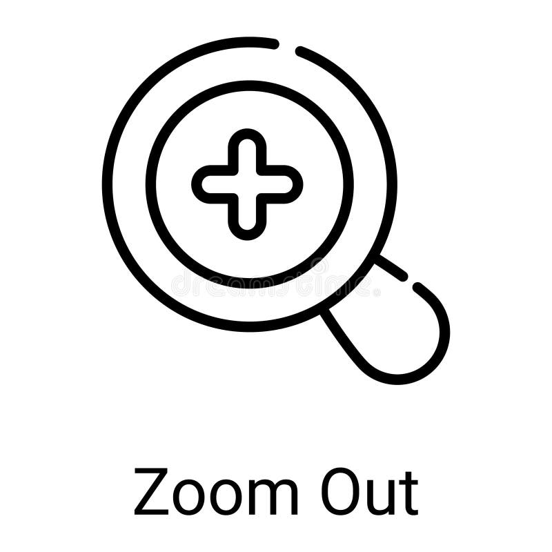 Zoom in lint icon stock vector. Illustration of look - 259922448