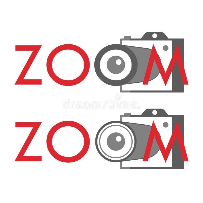 Zoom Lens stock vector. Illustration of front, design - 67189579