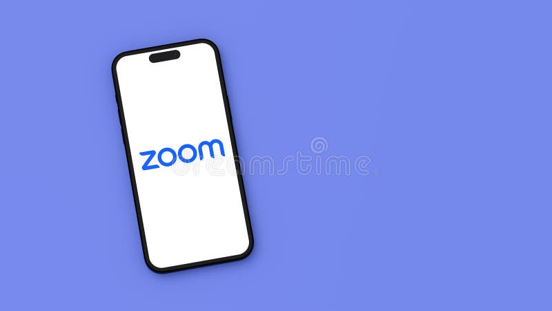 Zoom App Logo Vector Illustration. Blue and Black Color Designs ...
