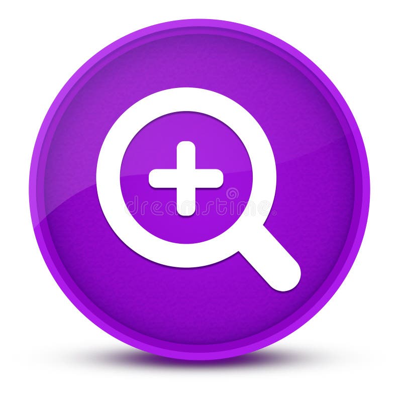 Zoom in Luxurious Glossy Purple Round Button Abstract Stock ...