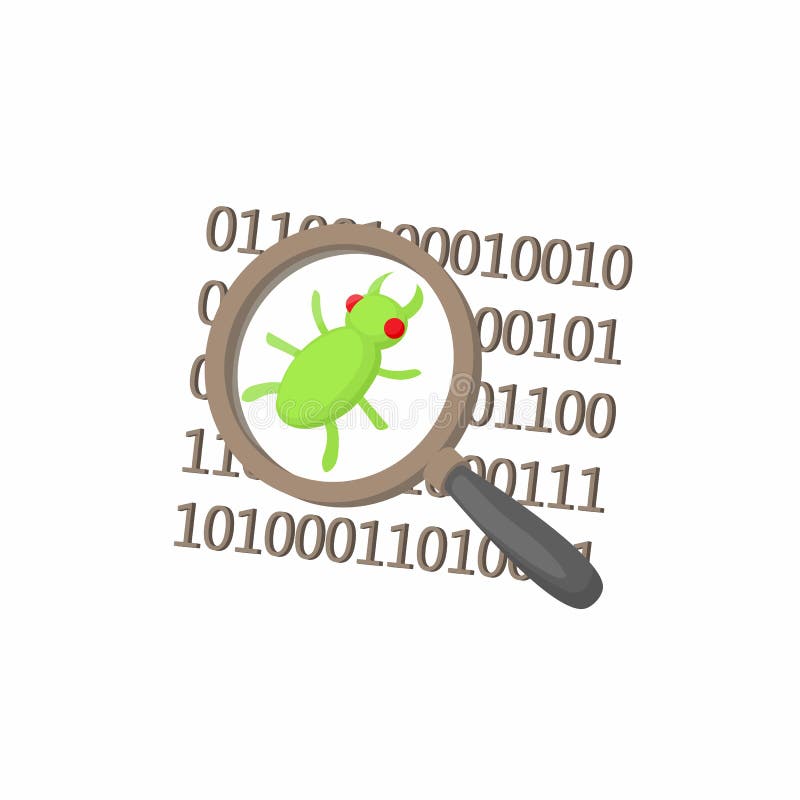 Malicious Code Icon, Outline Style Stock Vector - Illustration of ...