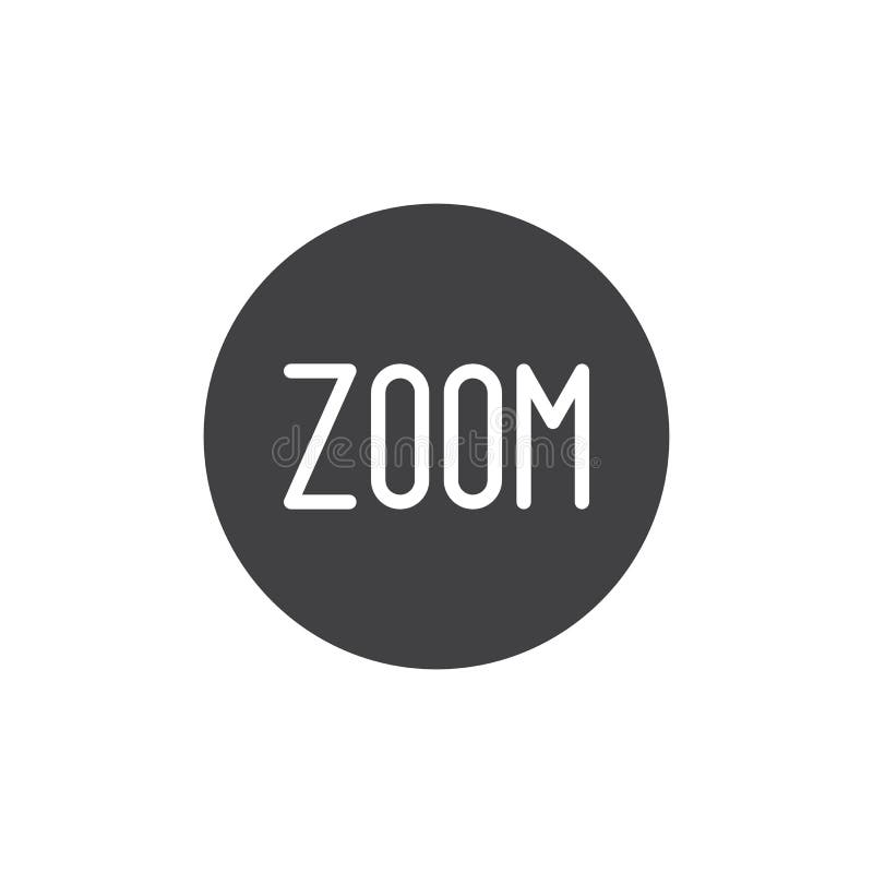 Zoom Mode Button Icon Vector Stock Vector - Illustration of digital ...