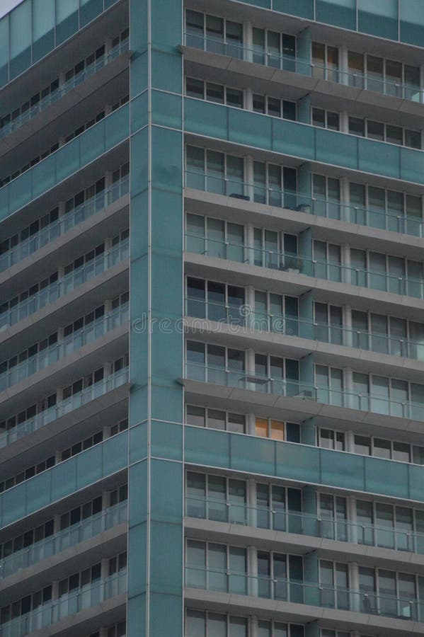 Zoom on a Modern Building in a Italian Town Stock Photo - Image of ...