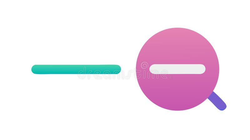 Zoom Out: Decrease View and Subtract Icon, Vector Design Generative AI Stock Vector ...