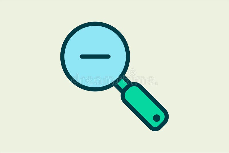 Zoom Out Icon. Icon Related To UI Elements. Suitable for Web Site, App, User Interfaces,element ...