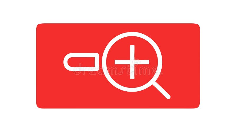 Zoom Out Magnifying Glass Icon, Decrease View and Shrink, Vector Design ...