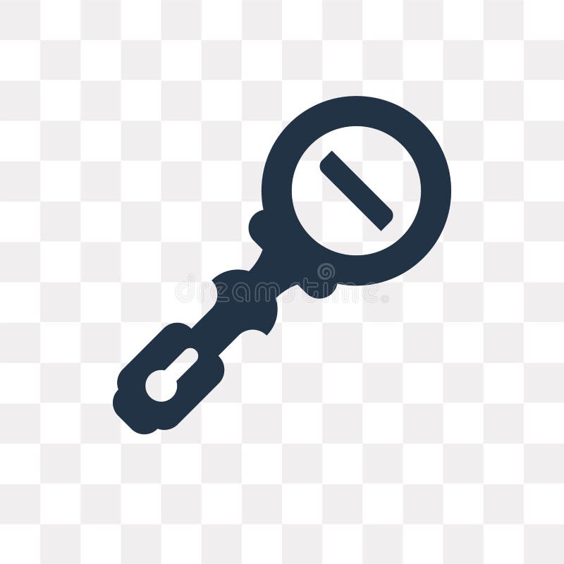 Zoom Out Vector Icon Isolated on Transparent Background, Zoom Out ...