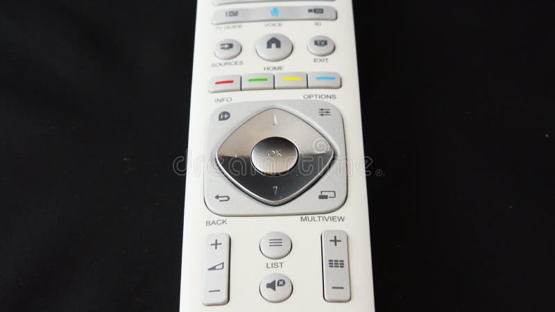 Zoom Out on a White Remote Control 4K Stock Video - Video of infrared ...