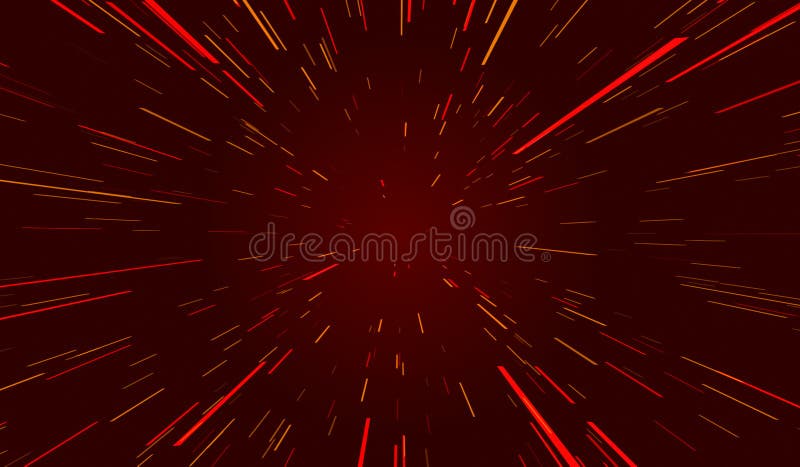 Zoom Red Speed Line Anime on Red Background for Comic Stock ...