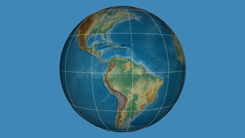 Zoom-in on South Africa Outlined. Physical Stock Video - Video of color ...