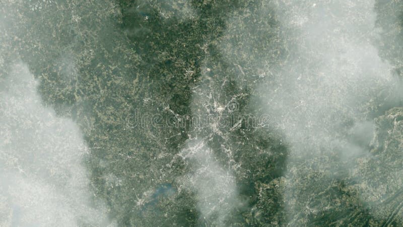 Zoom in from Space on Georgia Atlanta USA Stock Video - Video of space ...