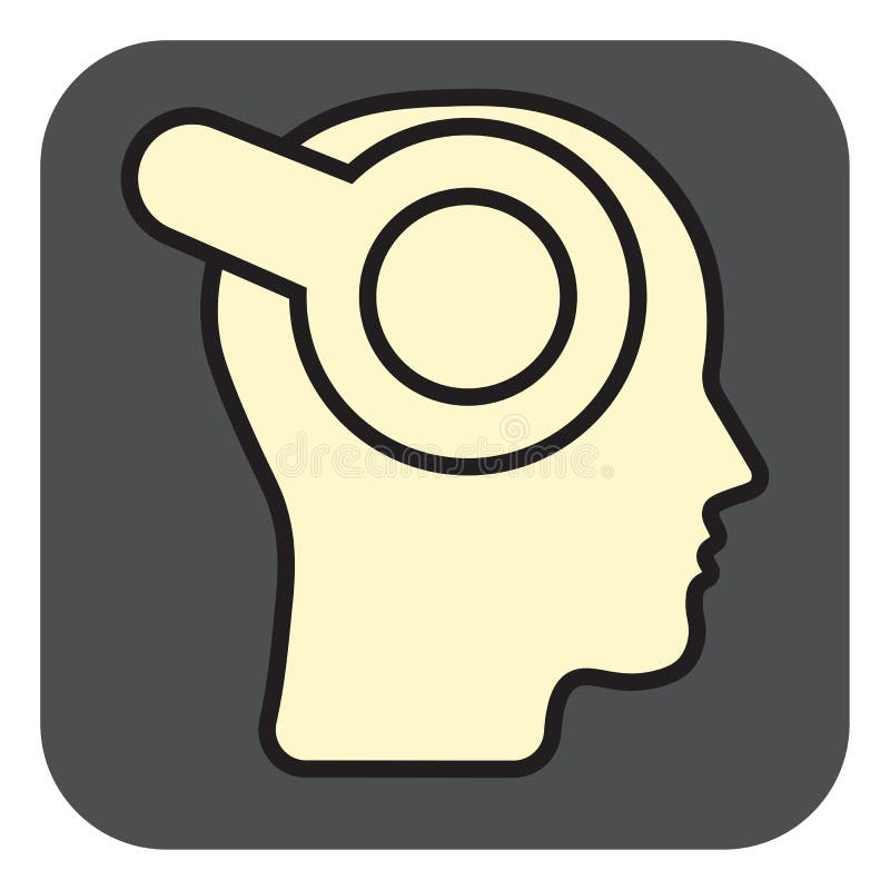 Zoom symbol, icon stock vector. Illustration of black - 260372451