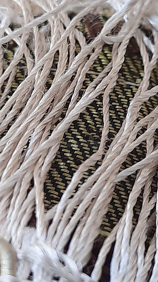 Zoom Tiny rope stock photo. Image of white, gold, tiny - 202612758