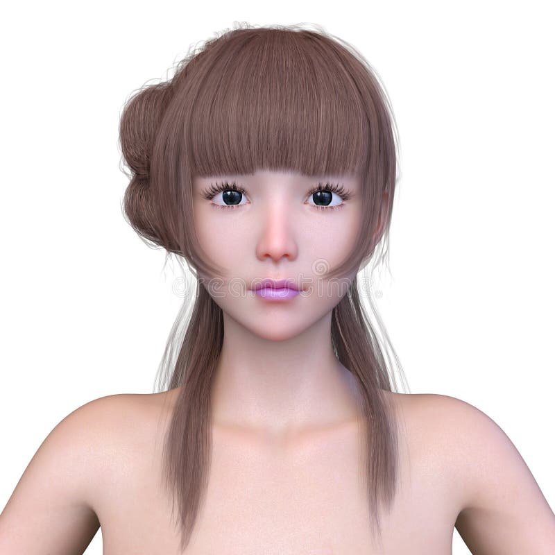 Zoom up of girl face stock photo. Image of caucasian - 122869974