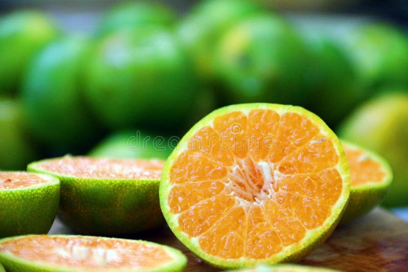 Zoomed Juice of Orange with Pieces Stock Photo - Image of gold, fresh ...