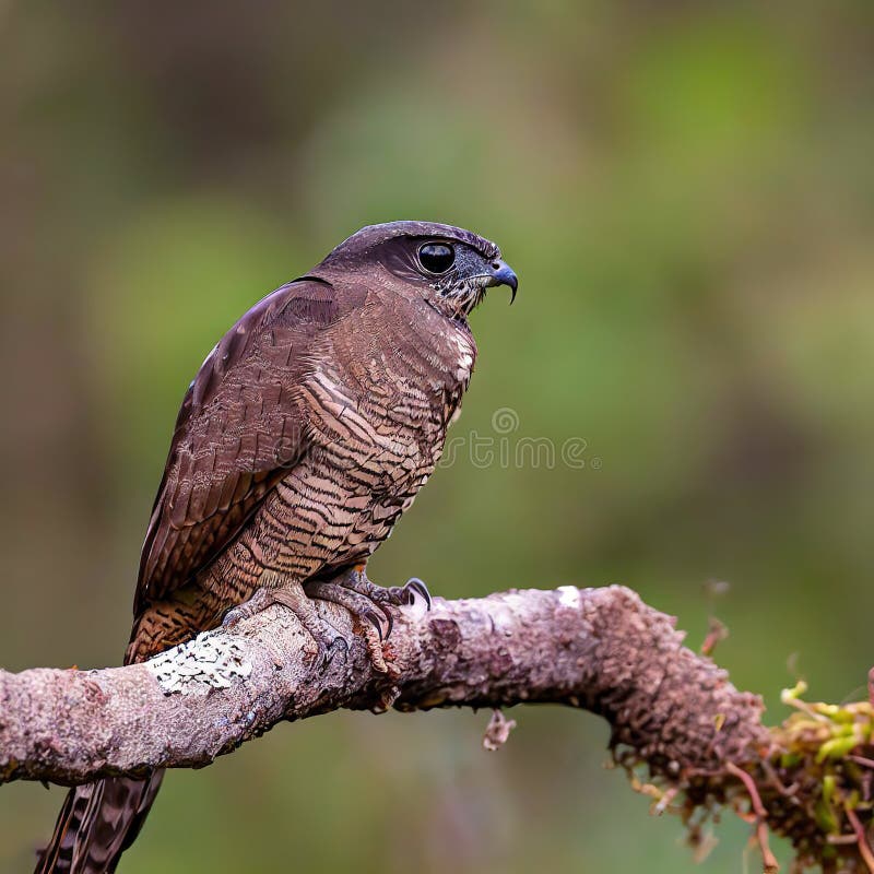 Zoomed-in on the Intricate Patterns of the Hawk S Plumage Stock Image ...