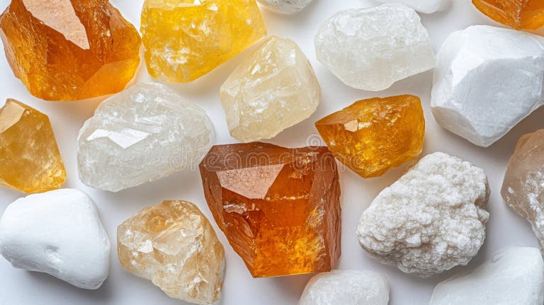 A Zoomed-in Perspective of a Compilation of Stones Featuring an Array ...