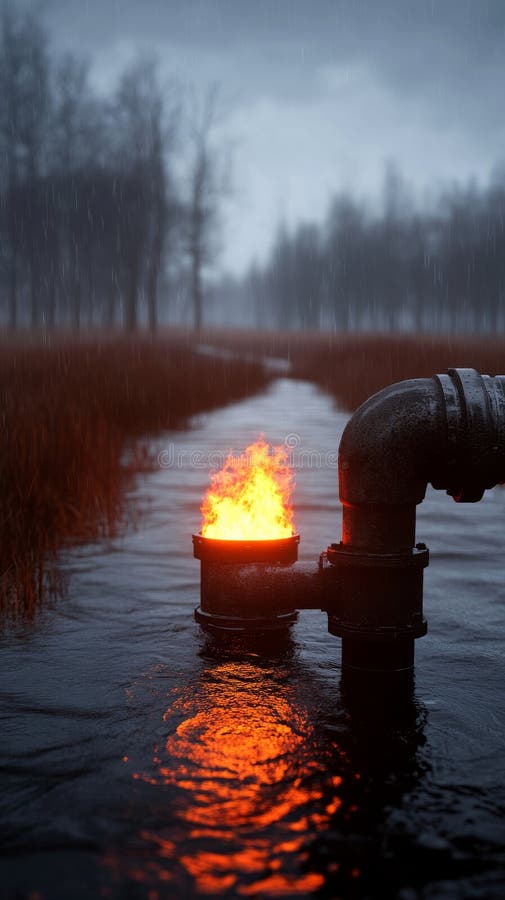 A Zoomed-in Perspective of a Metal Component, Its Glowing Core ...