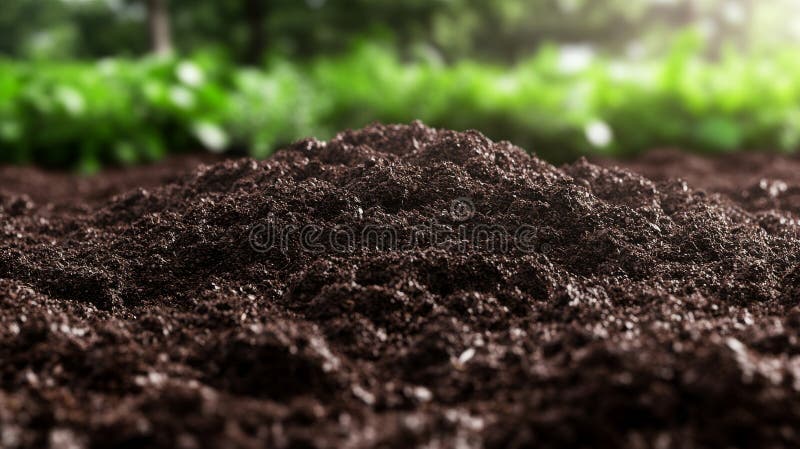 A Zoomed-in Perspective of Soil that Has Just Been Plowed in Farm ...
