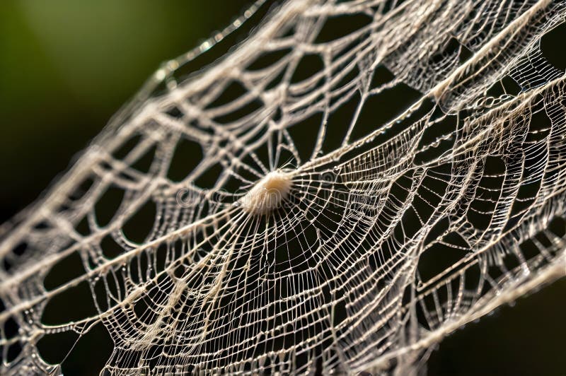 Zoomed-in Spider Silk: Capturing Delicate Silk Threads and Intricate ...