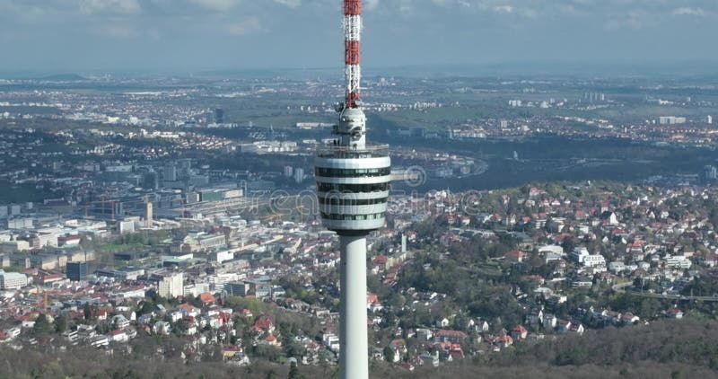 A Closer Look at the Stuttgart TV Tower, Revealing Its Intricate ...