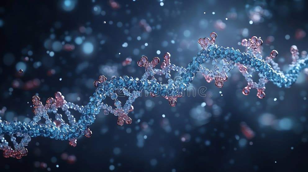 Closeup of Dnas 5 3 Ends Showing Oh Groups Role in Nucleotide ...