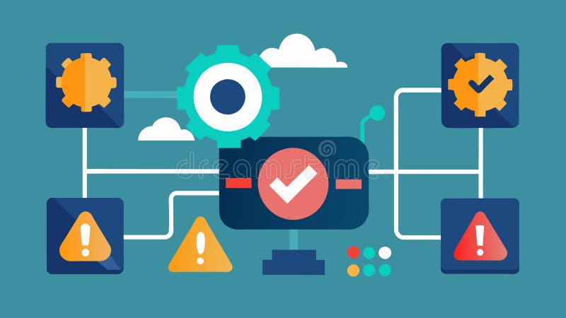 A Zoomedin Image of an AIpowered Predictive Maintenance System Flagging ...