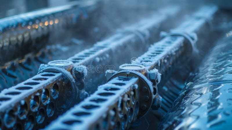 A Zoomedin Shot of the Auxiliary Heating Elements Used for Supplemental ...