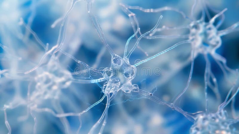 A Zoomedin View of a Complex Network of Cilia on a Ciliates Surface ...